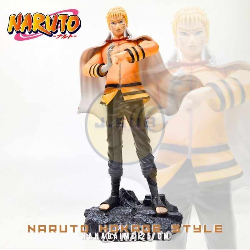 Jual Action Figure Naruto Uzumaki Hokage Mode Statue Naruto Base ...