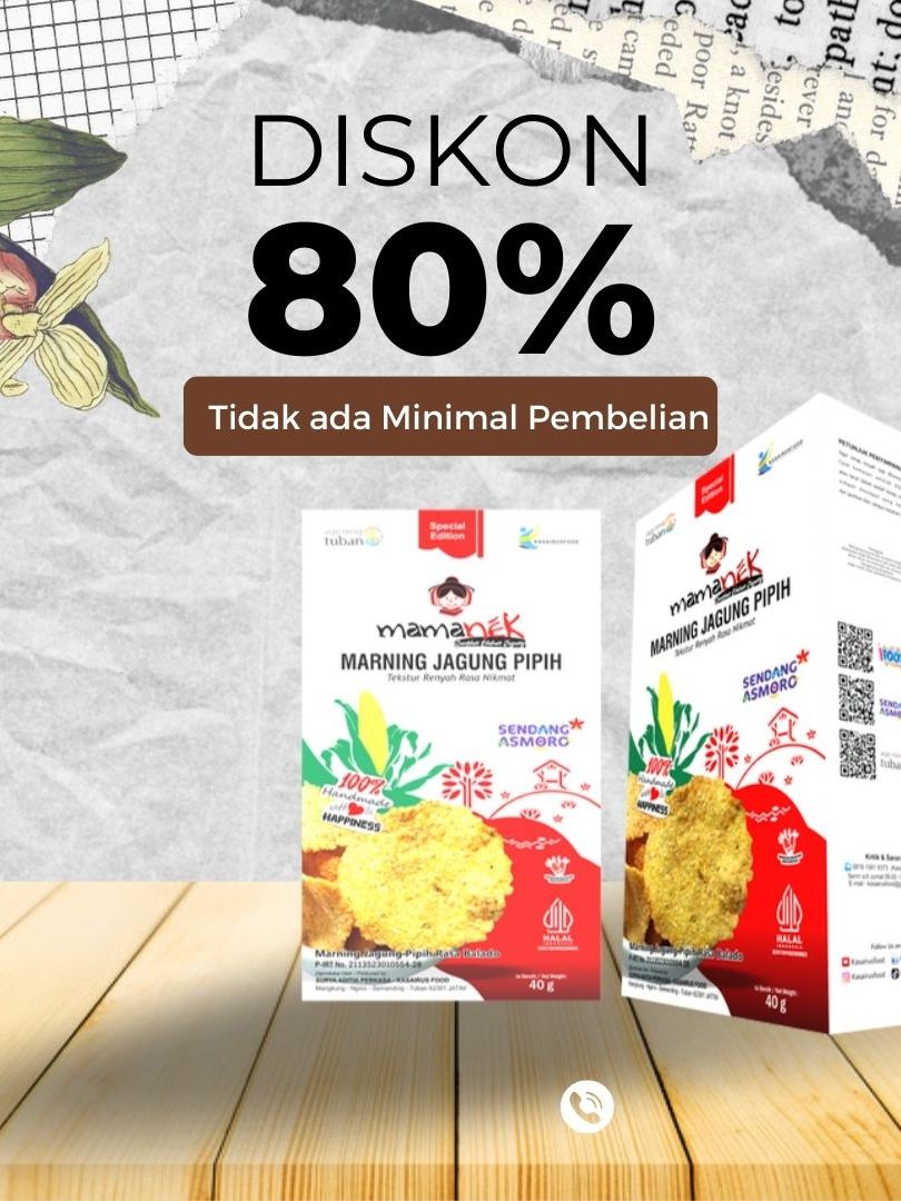 Jual MAMANEK Marning Jagung Pipih Rasa Balado Spesial Edition Packing ...