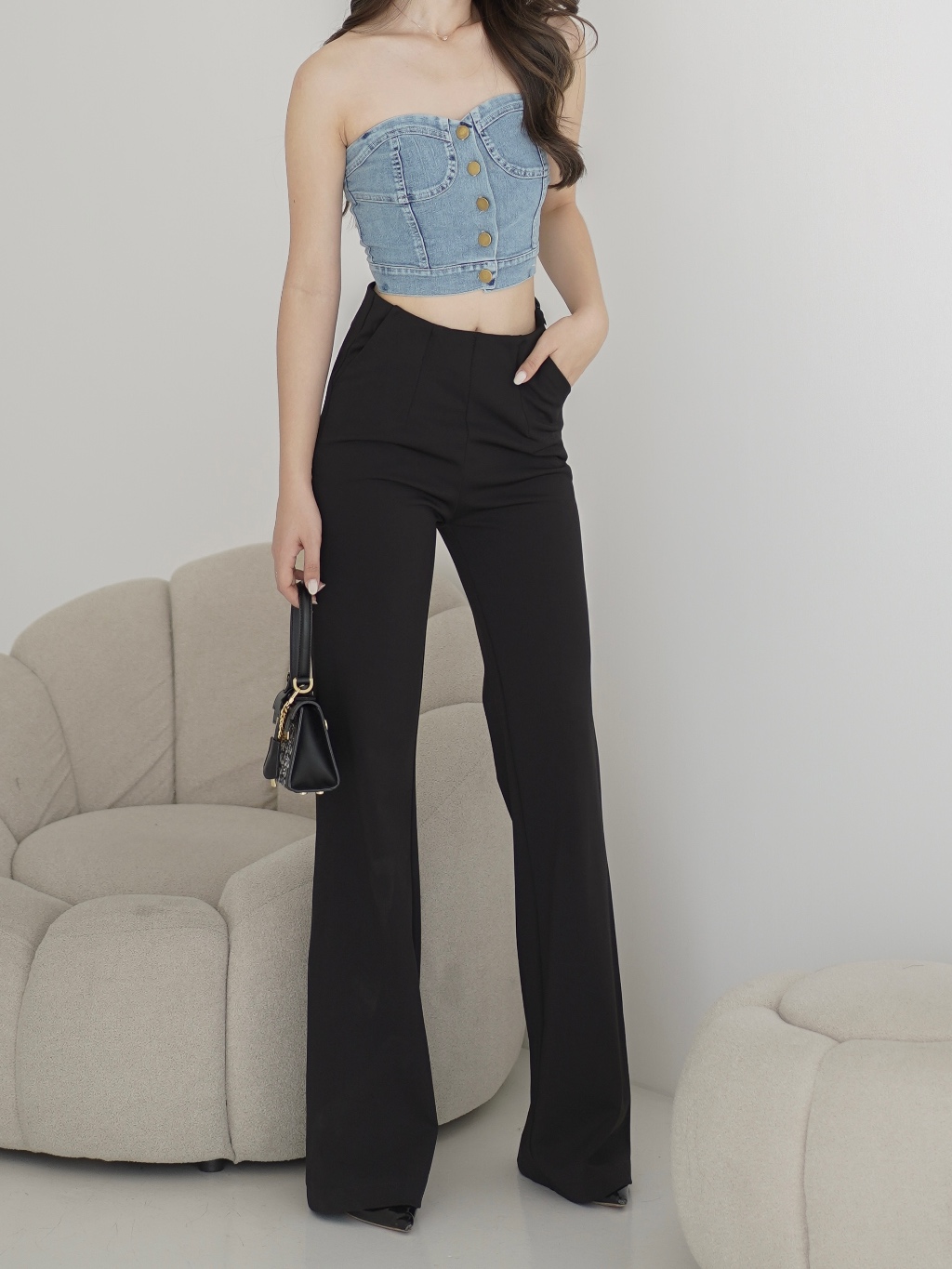 Jual Amore Pants (Korean Promthong Premium Pants Cullote Import Bangkok) | Shopee Indonesia