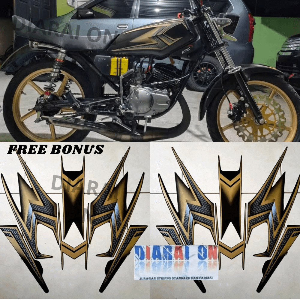 Jual Striping Stiker Yamaha RX King 2004 SE - Rx King 2003 2005 Spesial ...