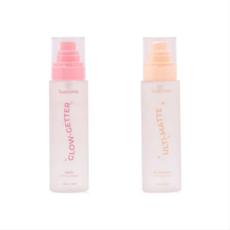 Jual LUXCRIME Setting Spray Glow and Matte 150ml | Shopee Indonesia
