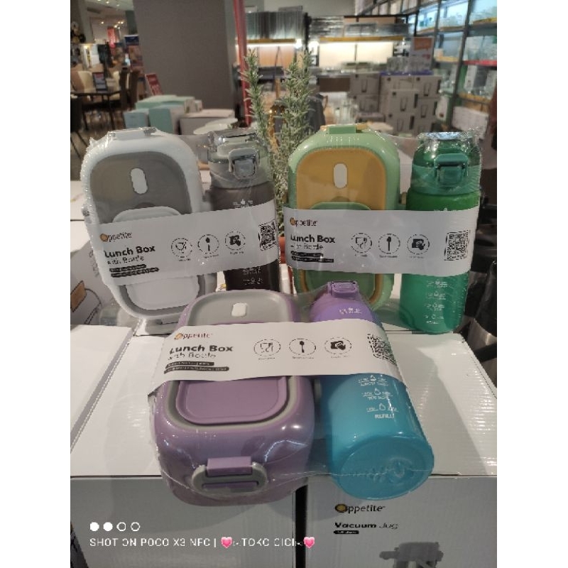 Jual Lunch Box Informa kotak makan set dan botol minum | Shopee Indonesia