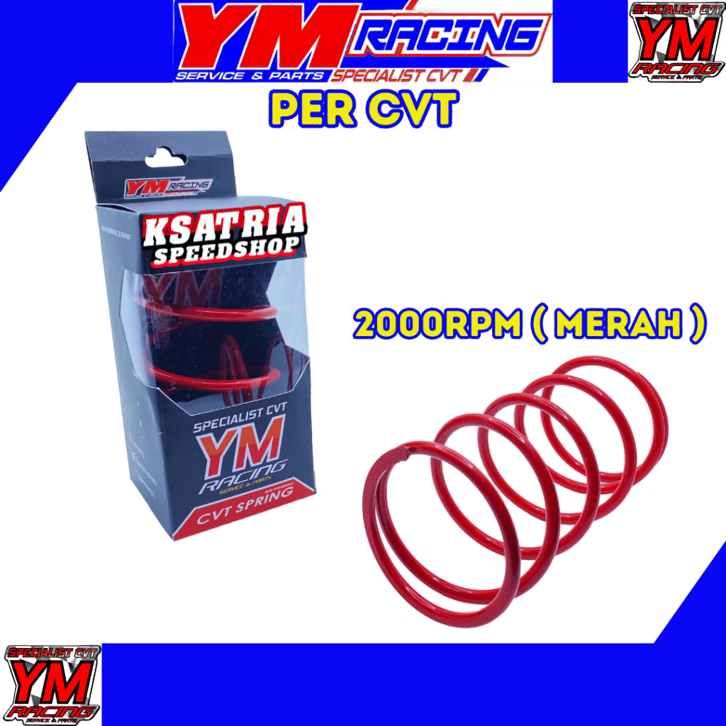 Jual PER CVT YM RACING 2000RPM ALL MATIC | CVT | (Beat/Mio/Vario/Scoopy ...