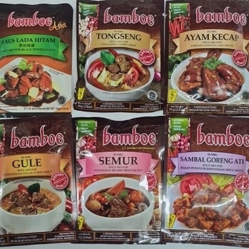 Jual Bamboe Asia Bumbu Gule, Bumbu Ayam Kecap, Bumbu Tongseng, Saus ...