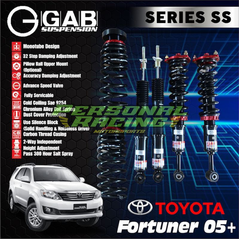 Jual Suspensi Shockbecker Per Coilover GAB SS Series Fortuner VNT VRZ ...