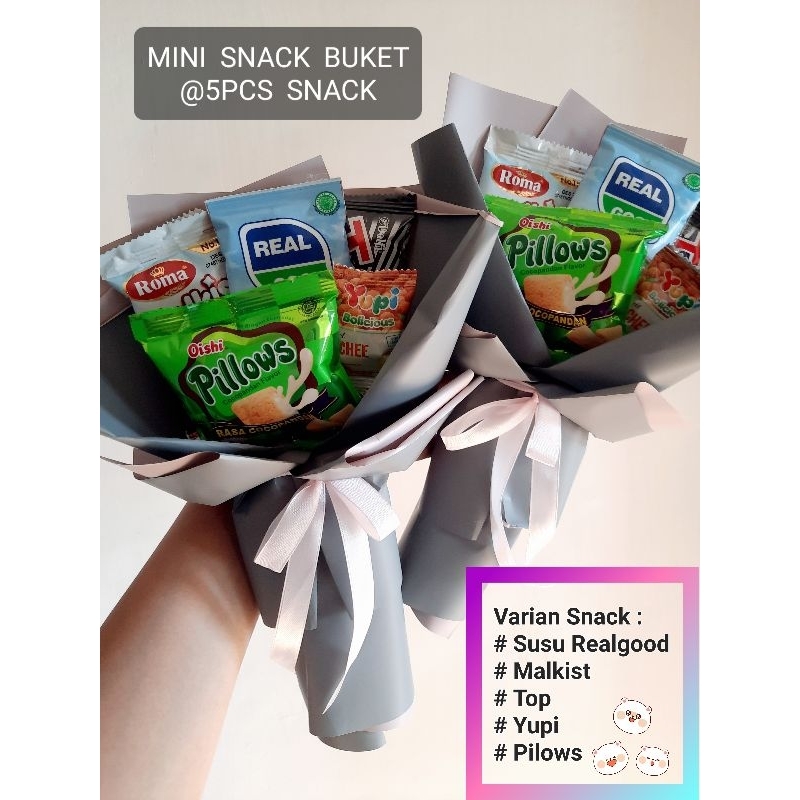 Jual MINI SNACK BUKET / Buket Snack Murah / Buket Hadiah / Hampers ...
