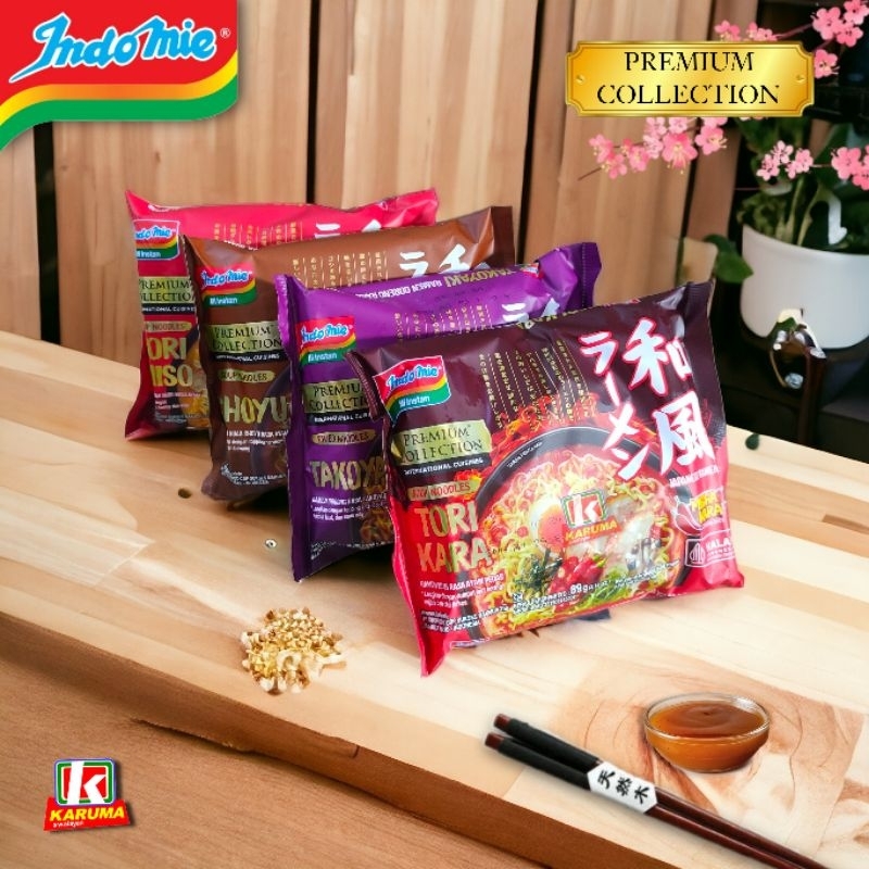 Jual INDOMIE JAPANESE RAMEN PREMIUM COLLECTION, TORI MISO , TORI KARA , TAKOYAKI , SHOYU ...
