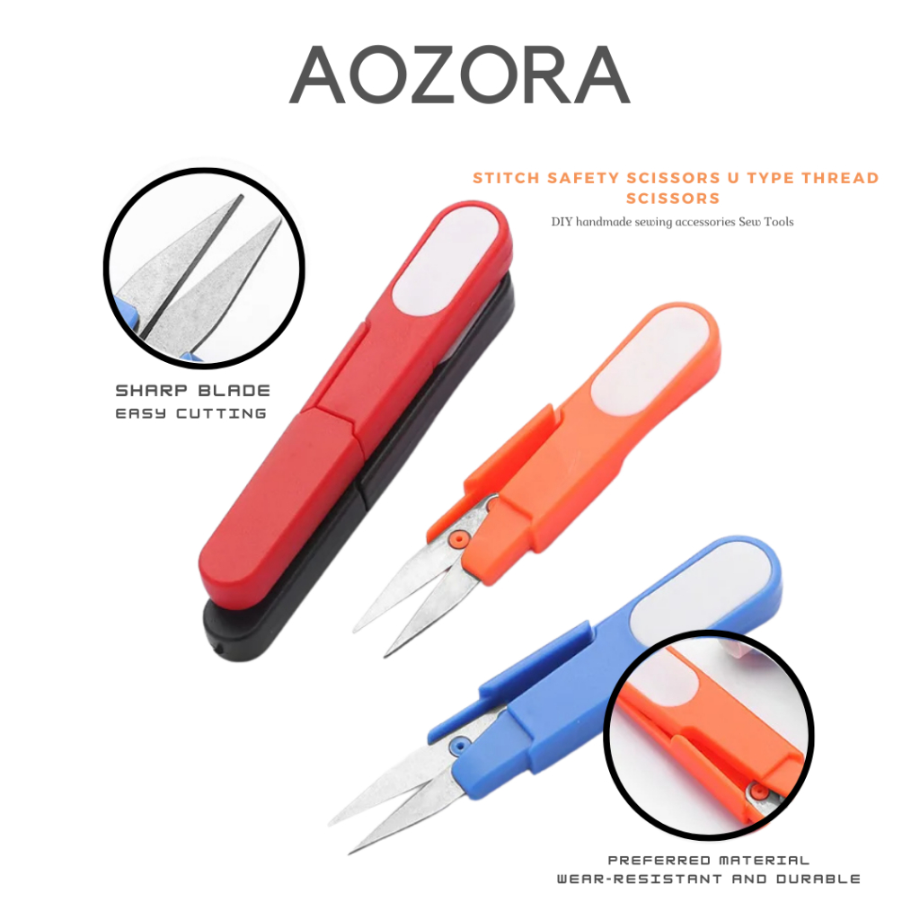 Jual [ Aozora ] Gunting benang Mini gunting kail cutter mini gunting ...