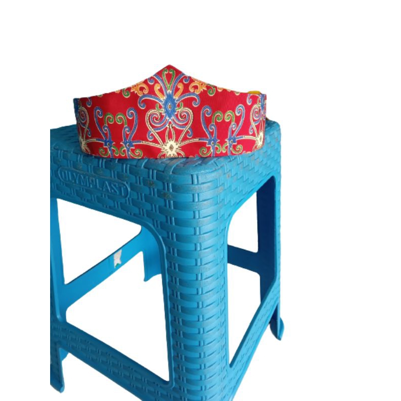 Jual lawung batik /sumping prempuan khas dayak Kalimantan | Shopee ...