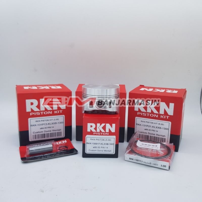 Jual RKN PISTON KIT KLX XB (MENTAHAN) D:61 STD,D:62 100,D:63 200,D:64: ...