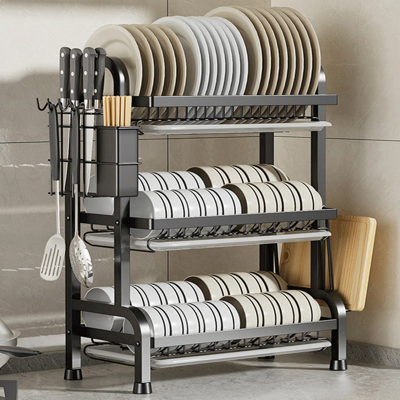 Jual Rak Piring Stainless Steel Rak Piring Wastafel Dapur Rak Pengering ...