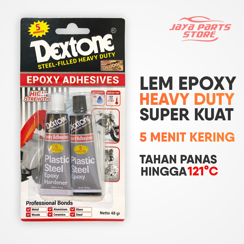 Jual Lem Besi Dextone Plastic Steel - Lem Serbaguna, Keras, Tahan Panas ...