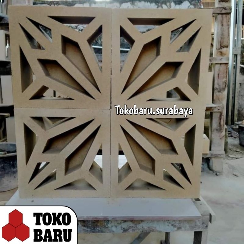 Jual Cetakan Roster Fiberglass Minimalis Uk.20×20 2Muka ( Kode 116 ...