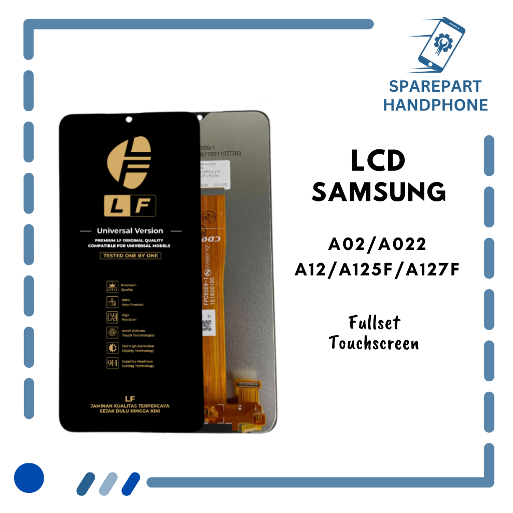 Jual LCD Samsung A02 / A022 / Samsung A12 / A125F / A127F Fullset ...