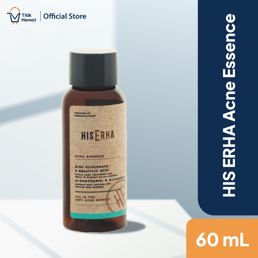 Jual HISERHA Gentle Acne Essence All In One Essence 60ML | Shopee Indonesia
