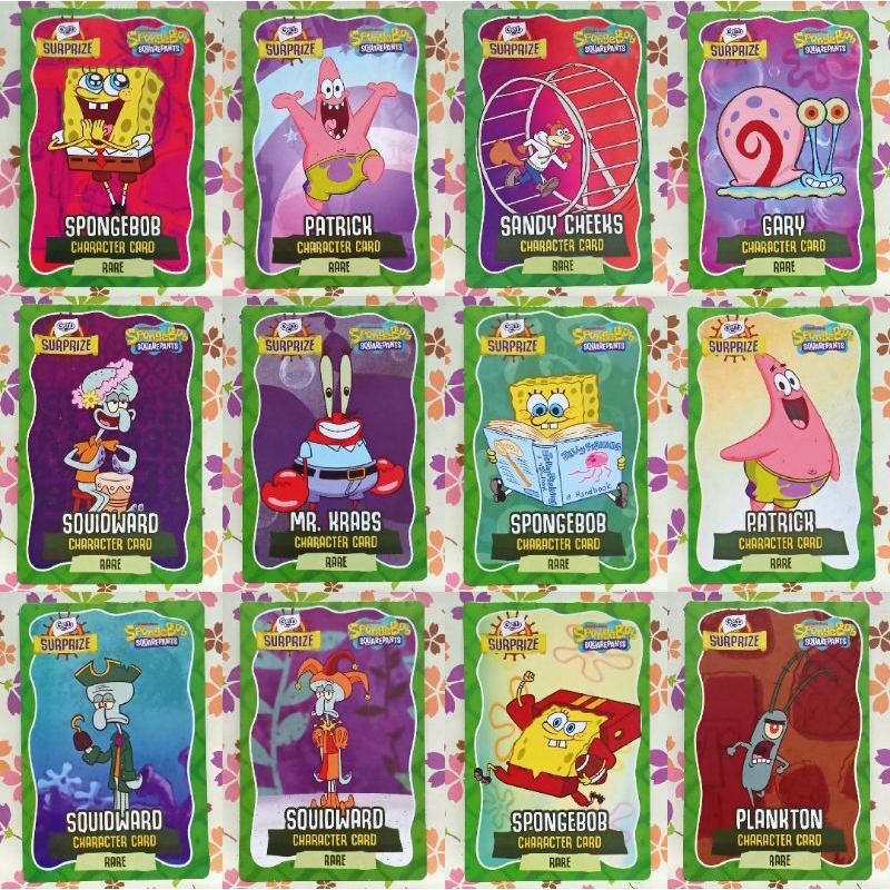 Jual kartu AR spongebob squarepants gery surprize RARE rare ( satuan ...