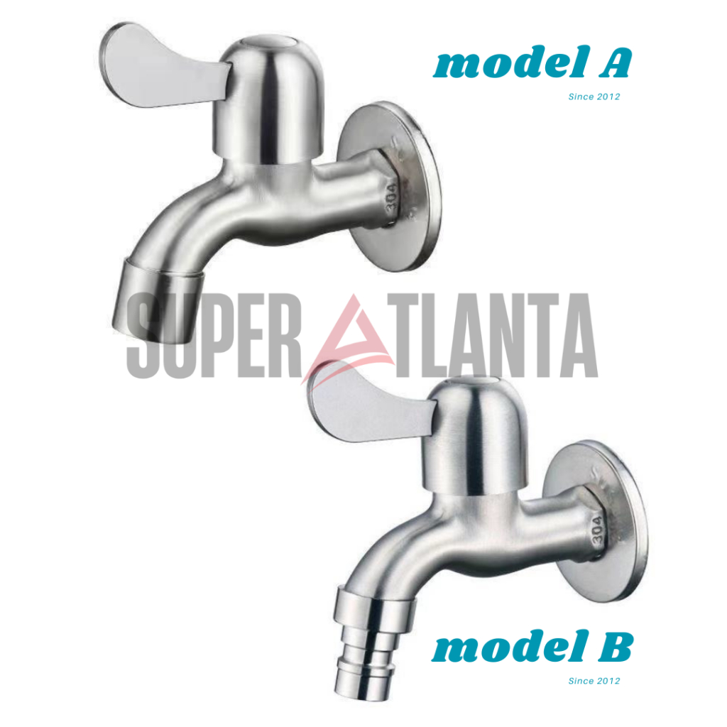 Jual keran air tembok kran taman kran dinding stainless steel sus 304 ...