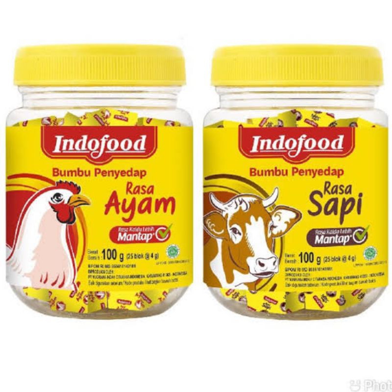 Jual Indofood Penyedap Rasa Ayam / Sapi Kaldu Blok | Shopee Indonesia