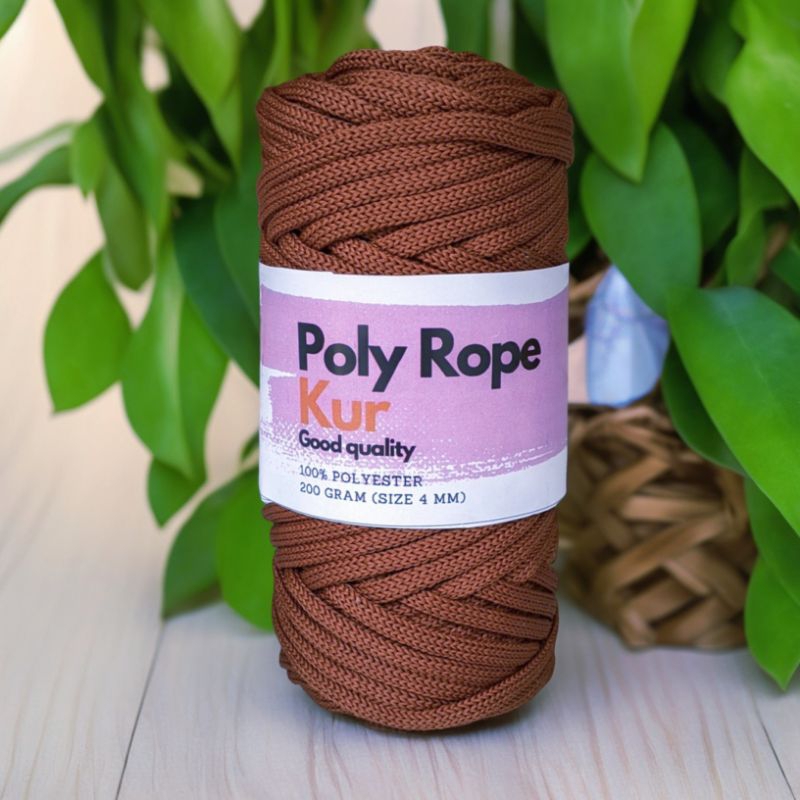 Jual BENANG RAJUT POLY ROPE / TALI KUR 4 MM 200 gram | Shopee Indonesia