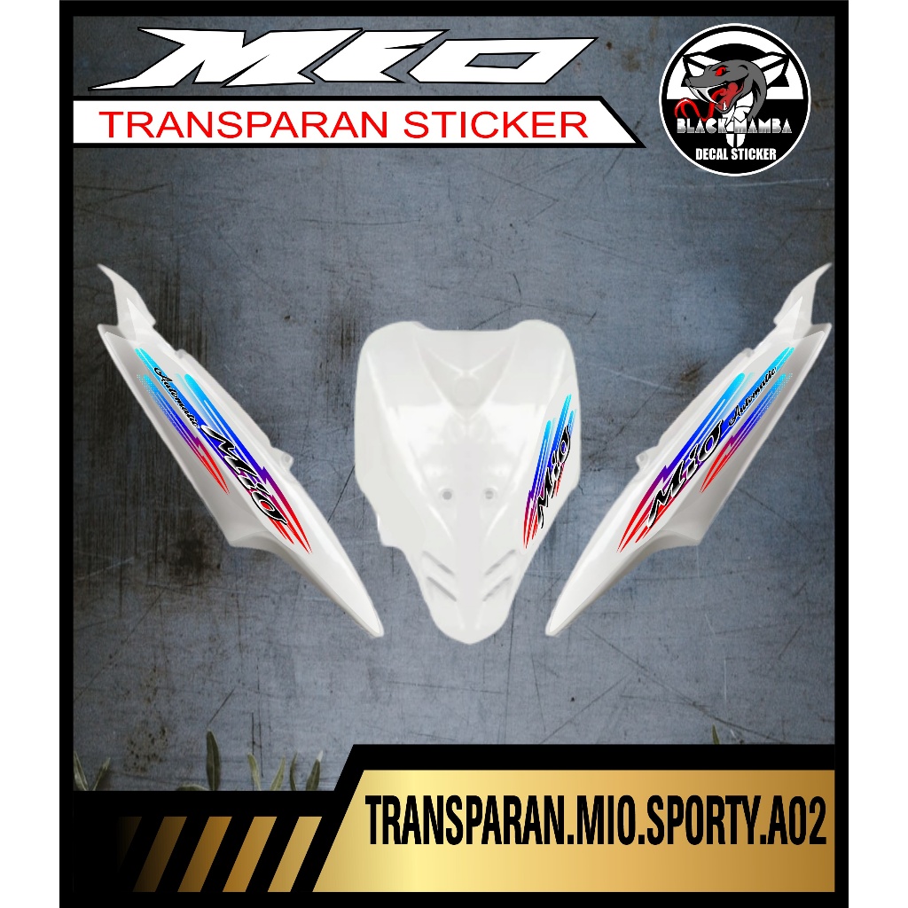 Jual Sticker TRANSPARAN MIO SPORTY DAN SMILE STRIPING TRANSPARAN yamaha ...