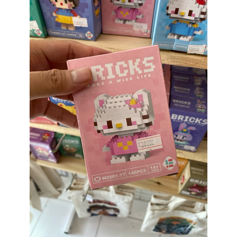 Jual LEGO BRICK LUCU Bricks Toys Model Kartun Building Blok Nano 3D ...