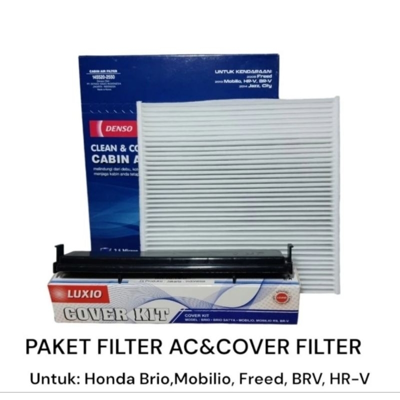 Jual Filter cabin ac mobilio brio brv hrv + cover kit cover tutup ...