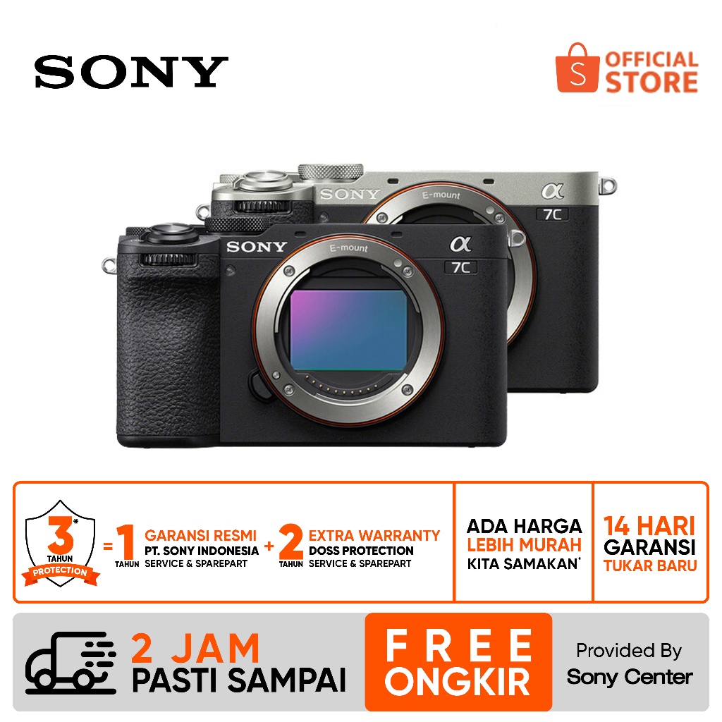 Jual SONY a7cII / a7c II / a7c2 Sony Kamera Mirrorless Body Only | Shopee Indonesia