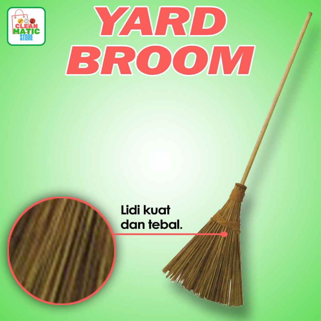 Jual Clean Matic - Sapu Halaman (Yard Broom) | Shopee Indonesia