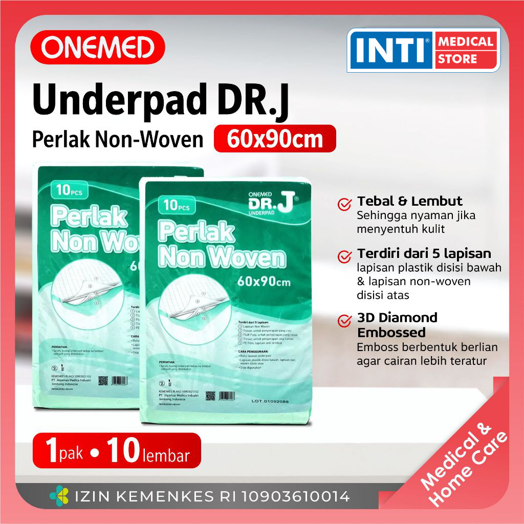 Jual Onemed | Underpad | Underpad Dr. J | Perlak | Tatakan | Shopee ...