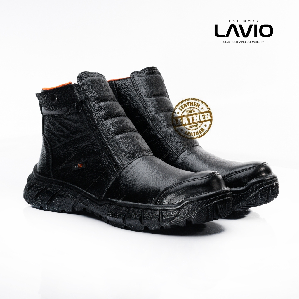 Jual Lavio Sepatu Safety Zipper Sleting Proyek bangunan Kitchen Jalan ...