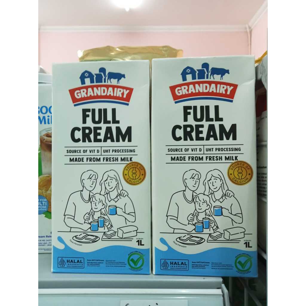 Jual GRANDAIRY Full Cream / Susu UHT 1lt | Shopee Indonesia