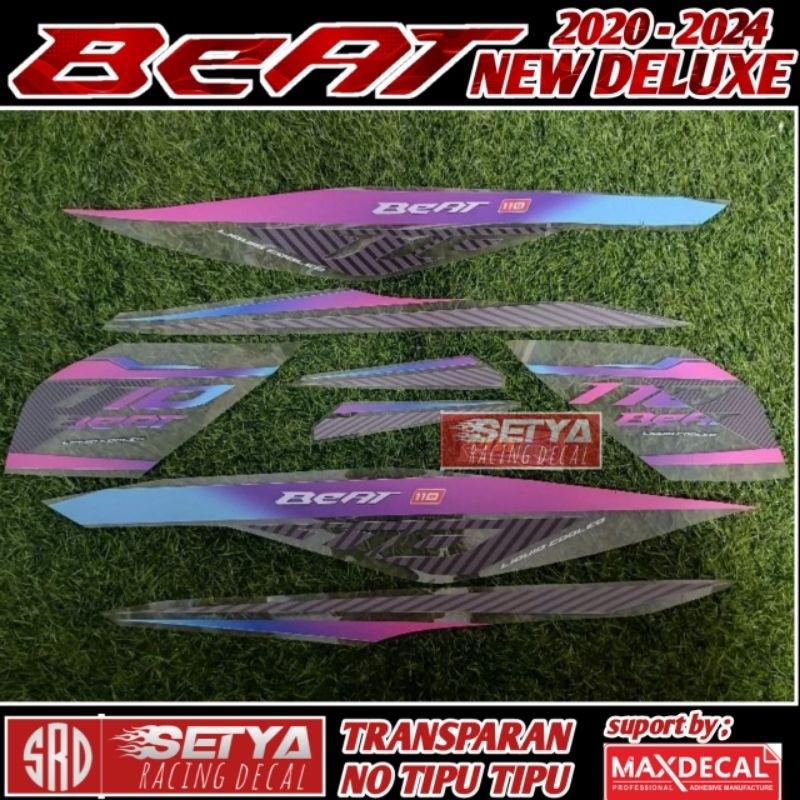 Jual Cod Stiker Striping Transparan Honda Beat New Deluxe 2020 sampai ...
