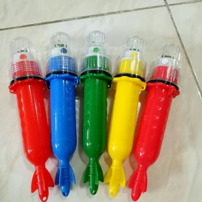 Jual LAMPU NELAYAN TORPEDO 5 LED/FISNET SIGHT LAMPU SINYAL KAPAL LAMPU JARING ( 2 Baterai ...