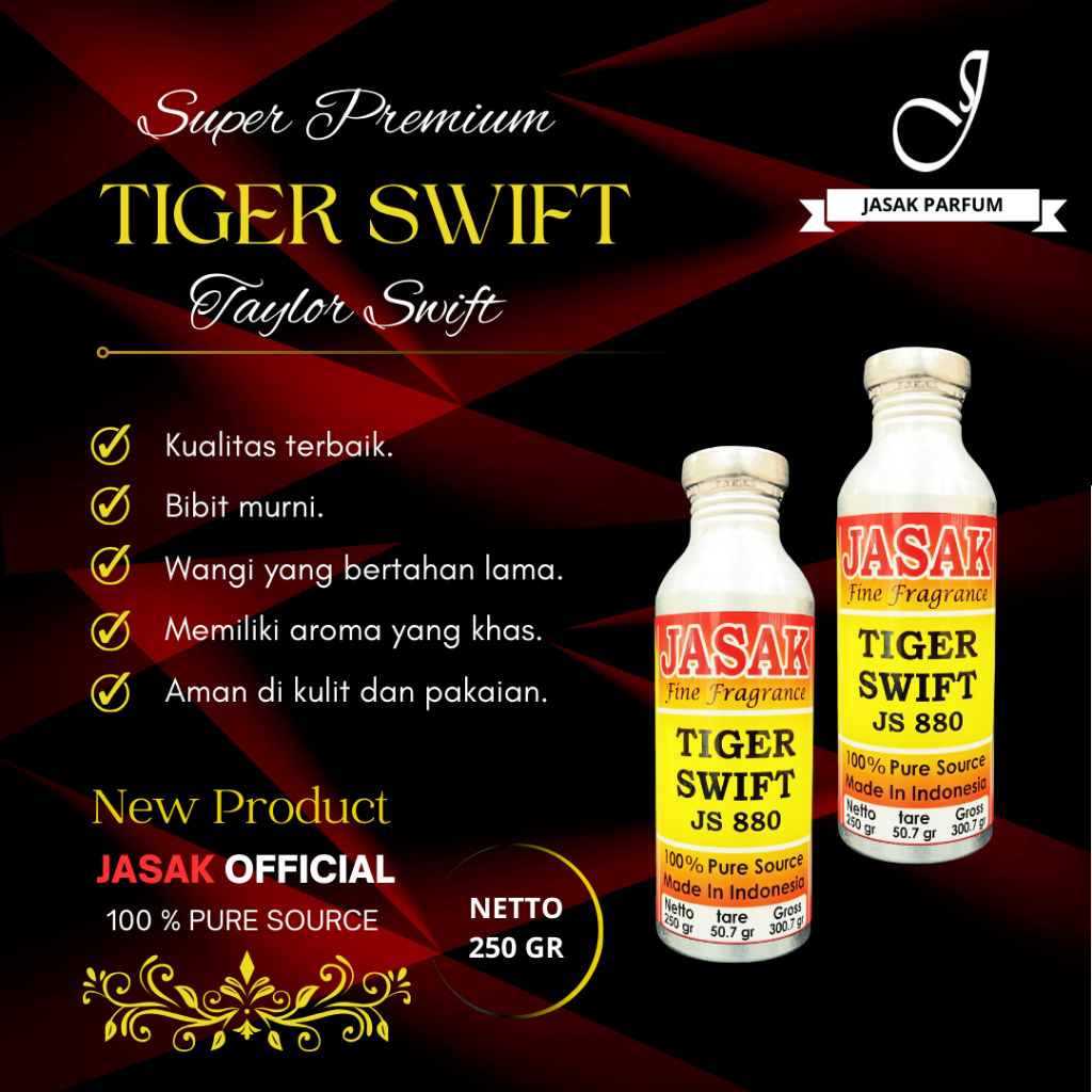 Jual TIGER SWIFT KEMASAN 250 GR SEGEL ALMUNIUM BY JASAK INSPIRED TAYLOR ...