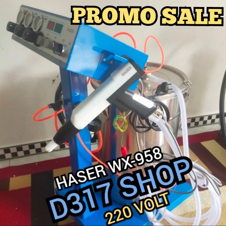 Jual Powder Coating Machine WX-958 Mesin Spray Gun Cat Bubuk 45 Liter ...