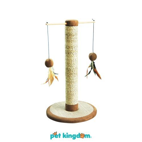 Jual Pet Kingdom Pawise Mainan Kucing Scratcher Play Pen 35X35X58cm Cat ...