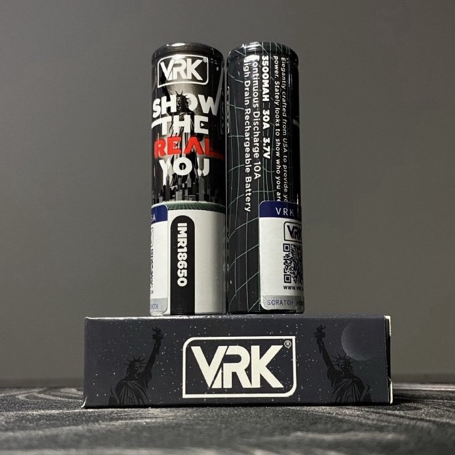 Jual BATERAI VRK HITAM 18650 3500MAH 30A ORIGINAL AUTHENTIC | Shopee ...