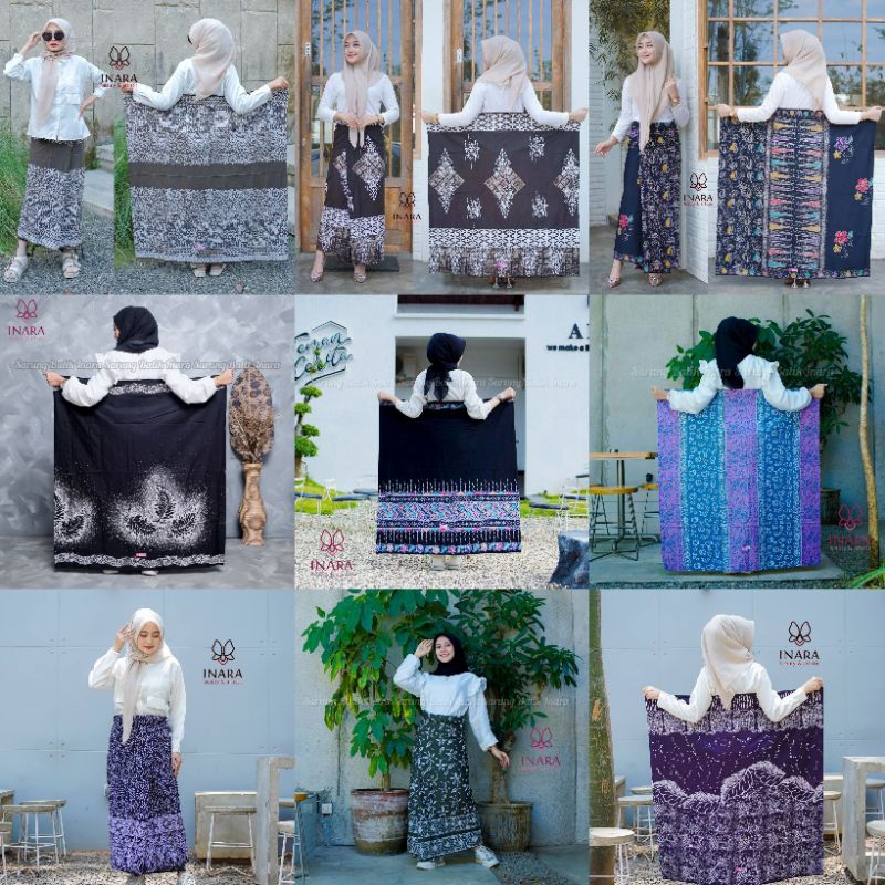 Jual COD SARUNG BATIK INARA ASHIMA TERBARU SARUNG TERLARIS SARUNG CAP ...