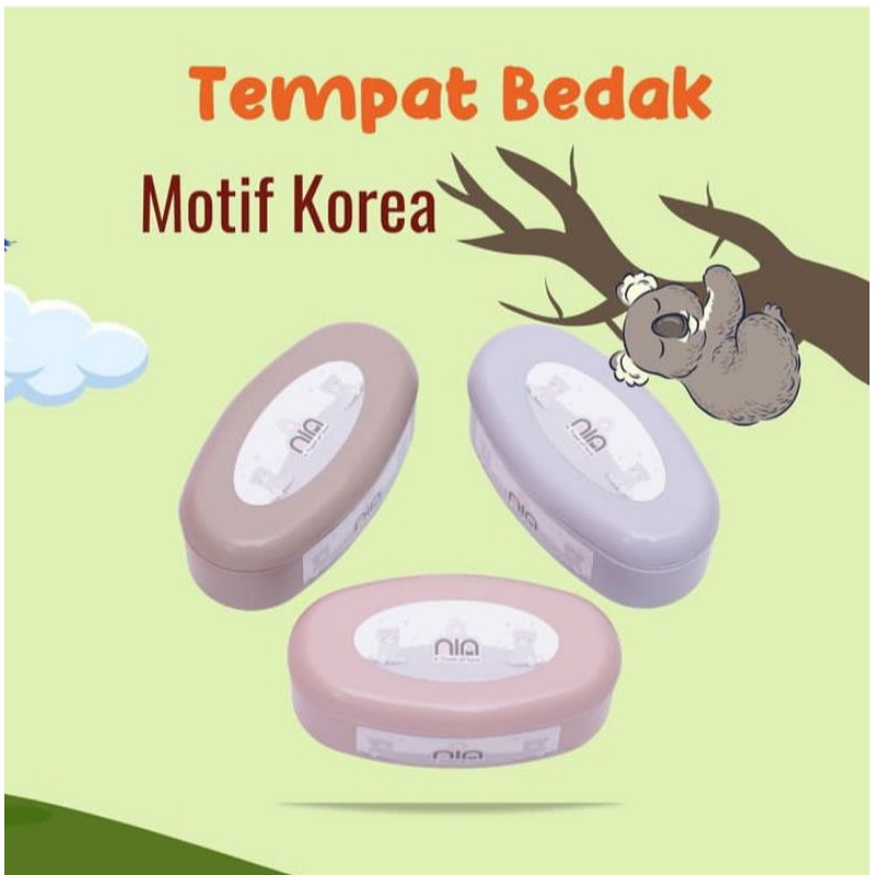 Jual Tempat bedak bayi double puk / Kotak bedak bayi plastik tebal anti ...