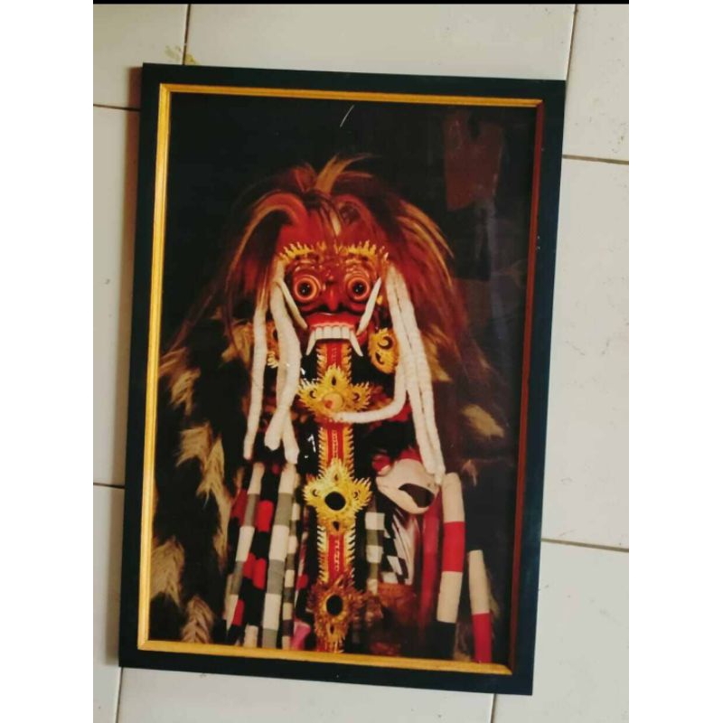 Jual hiasan dinding lukisan cetak tarian rangda calon arang plus ...