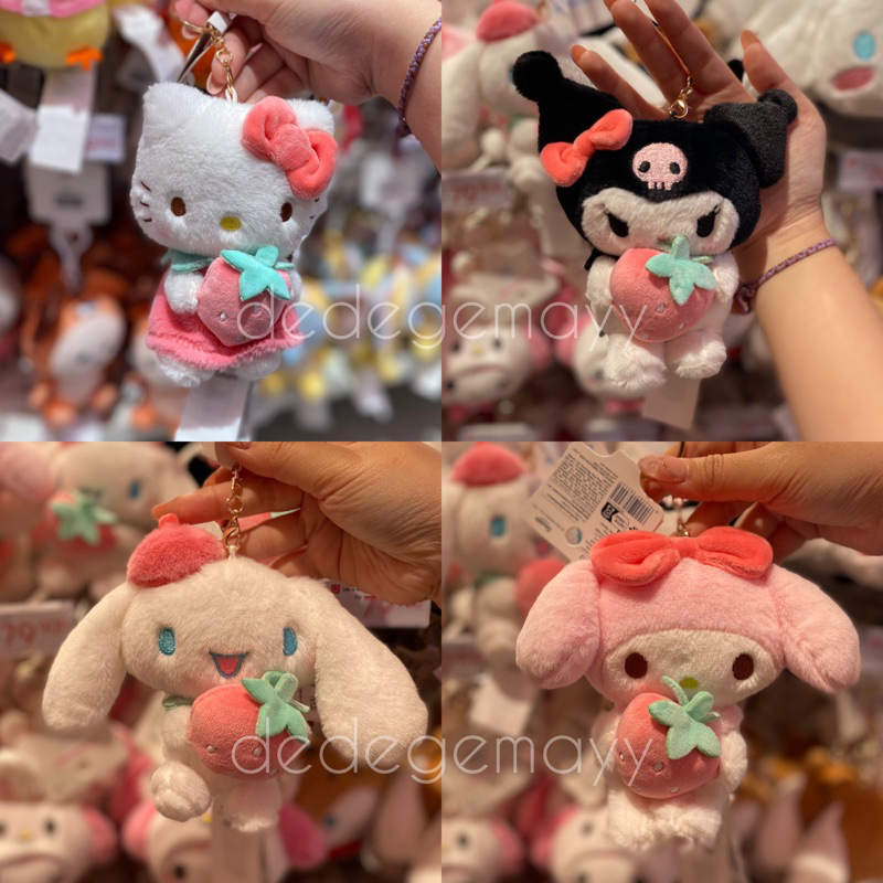 Jual Miniso x Sanrio - Plushie Doll Keychain Sanrio | Gantungan Kunci ...