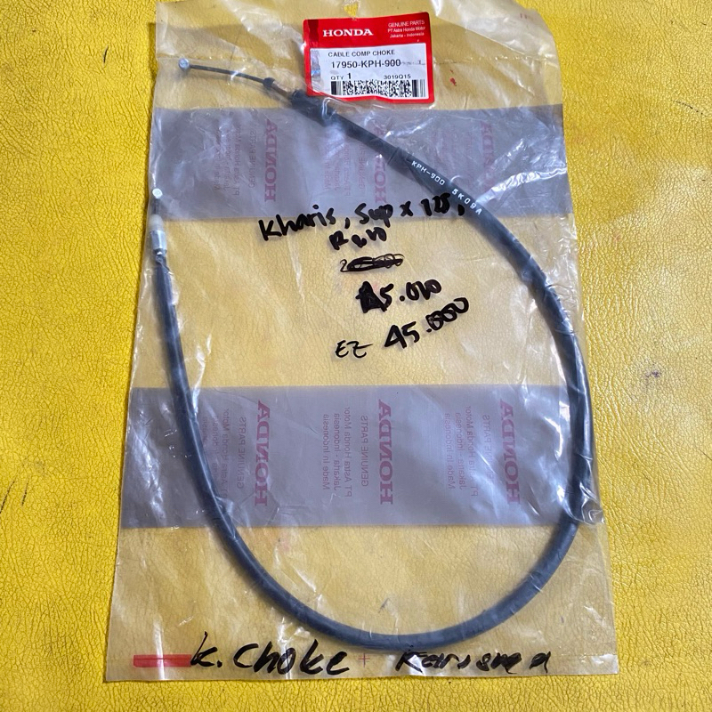 Jual kabel choke Honda kharisma supra 125 X original ahm | Shopee Indonesia
