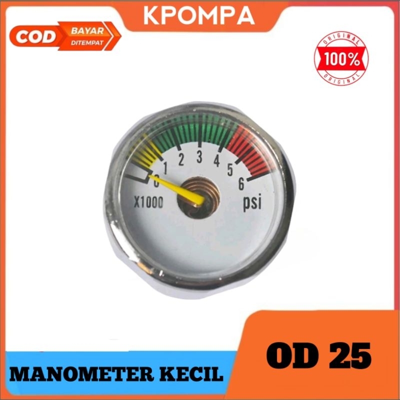 Jual Manometer kecil pompa pcp, Manometer 6000psi, Sparepart pompa pcp ...