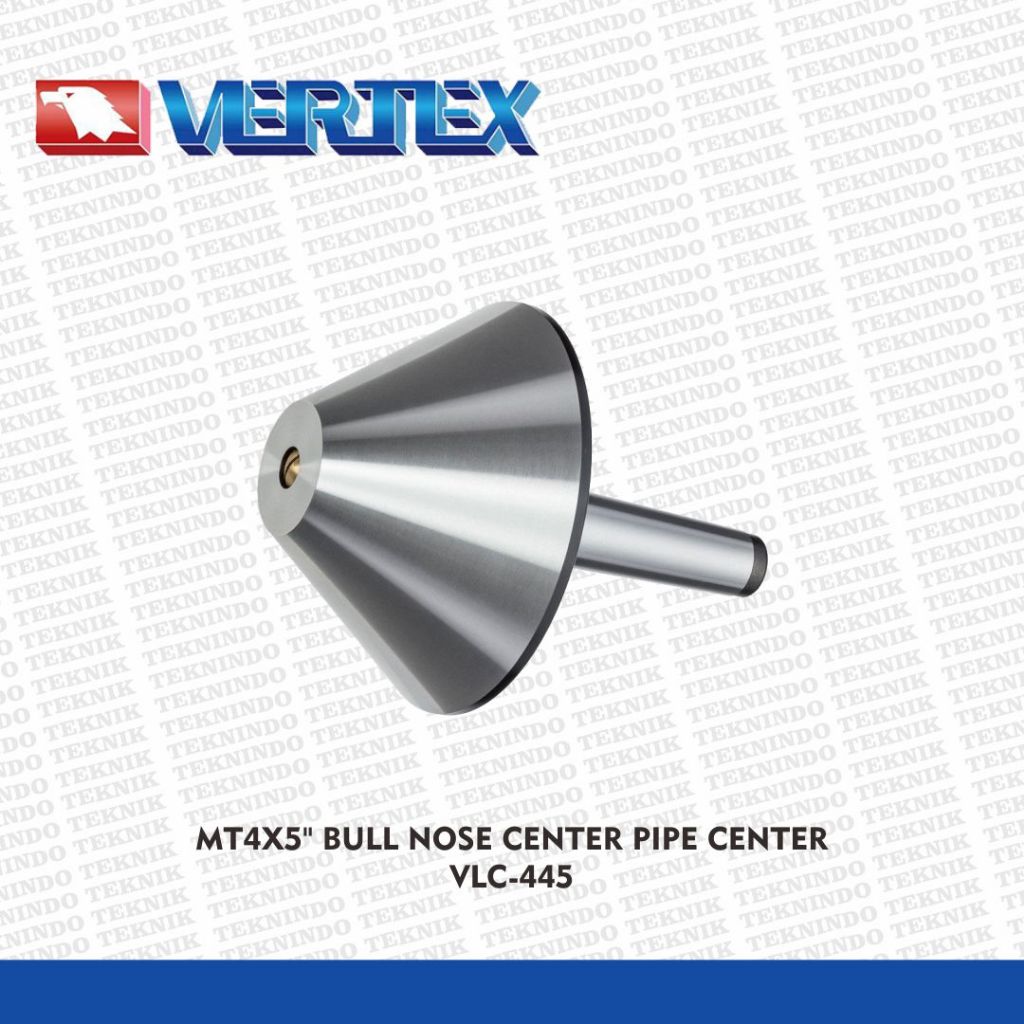 Jual Vertex MT4x5" Bullnose Pipe Live Center VLC-445 Original | Shopee ...