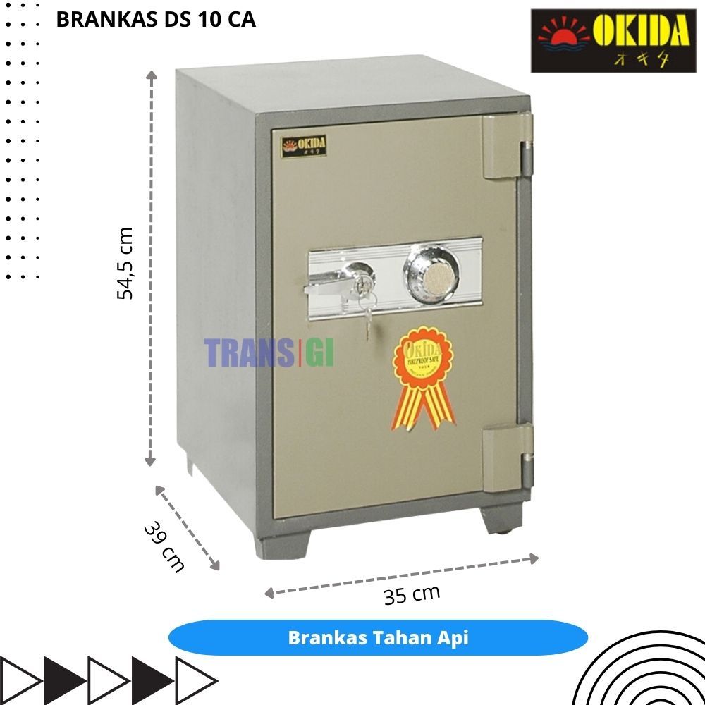 Jual Brankas Tahan Api OKIDA DS - 10 CA | Shopee Indonesia