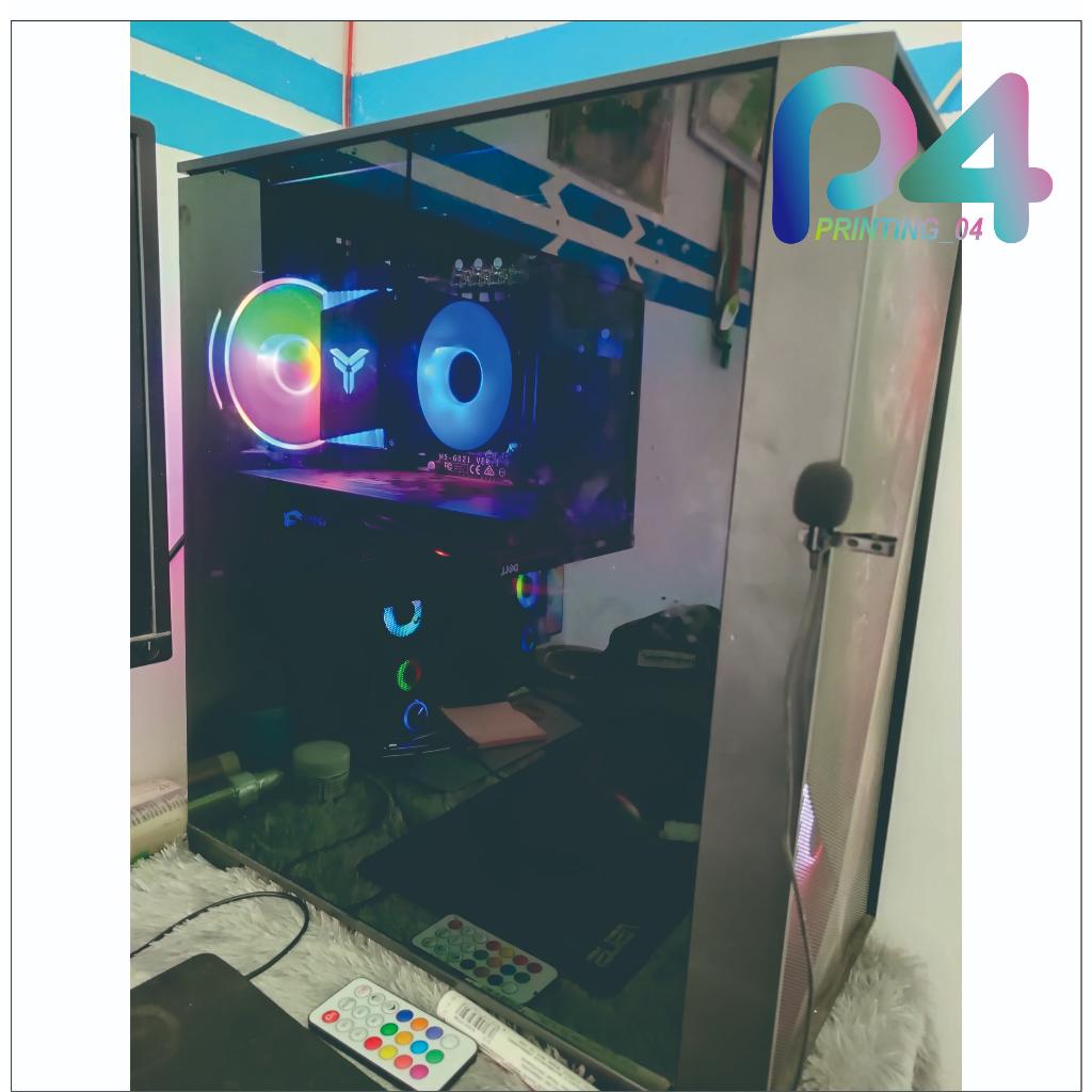 Jual Akrilik side casing pc 2 mm hitam transparan / Akrilik side panel ...
