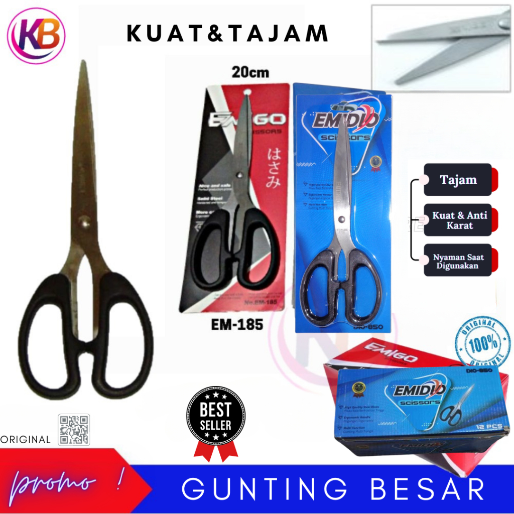 Jual Gunting Emigo Besar 185 Emidio 850 ( 8 Inch, 20 Cm ) / Gunting ...