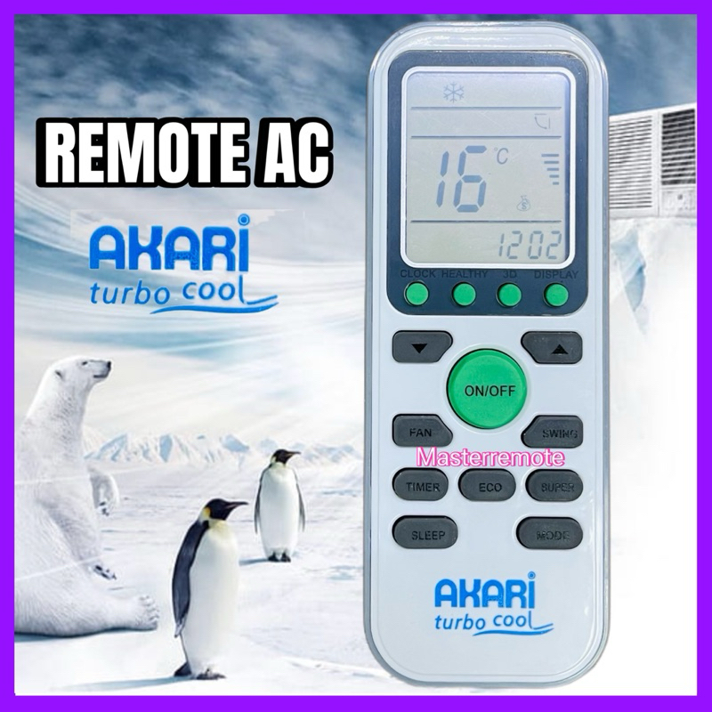 Jual NEW PRODUCT REMOT REMOTE AC AKARI TURBO COOL NEW BUNIONHEART ...