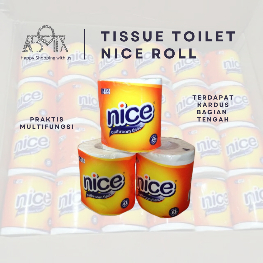 Jual Nice Toilet Tissue Core Non Emboss Tisu Gulung Kamar Mandi 1Roll ...