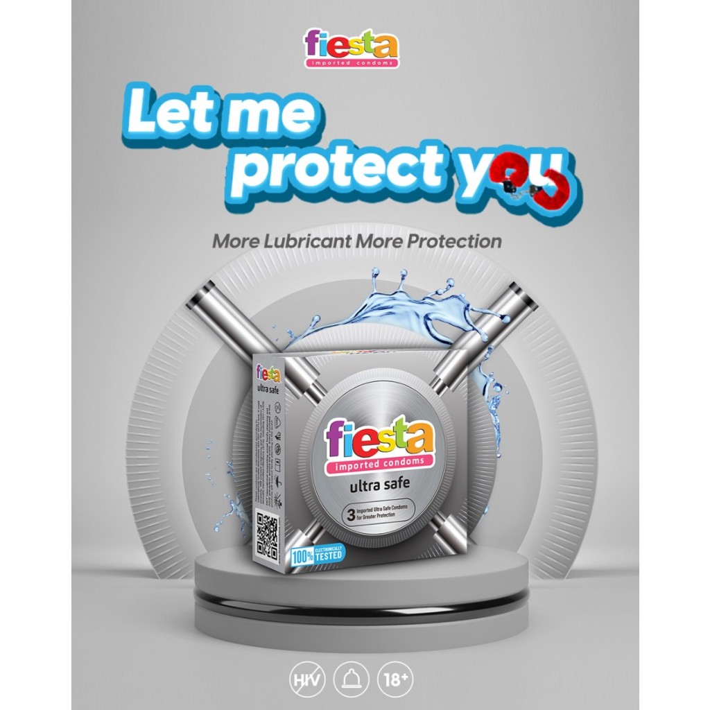 Jual KONDOM FIESTA ULTRA SAFE Isi 3 | Shopee Indonesia